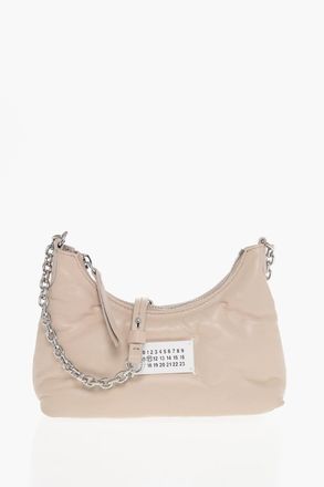 Maison Margiela MM11 Gesteppte Leder-Hobo-Tasche GLAM SLAM mit Kettenriemen Maison Margiela