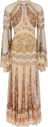 Zimmermann Valiant Panelled Gown - - Dresses - Damen - Mehrfarbig - S