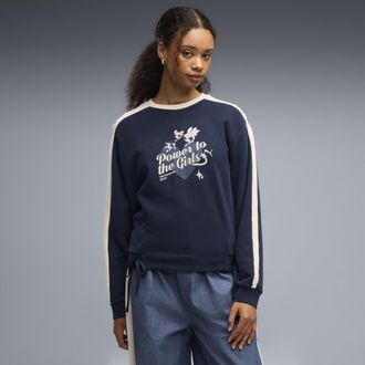Puma Sweat PUMA x POWERPUFF GIRLS Femme, V&ecirc;tements, Bleu, XXS