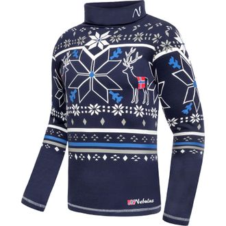 Nebulus Herren Rolli Coaster, Rollkragen, Langarm, Navy - 3XL