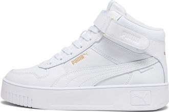 Puma Damen Carina Street Mid Turnschuhe, White Gold, 37.5 EU