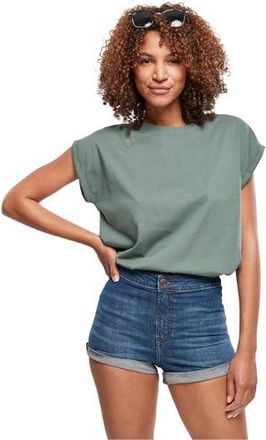 Urban Classics T-Shirt Manches Larges Femme Femme T-Shirt Manches Courtes Vert 3XL 100% Coton Large