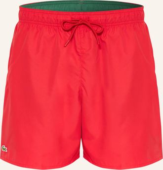 Lacoste Badeshorts rot