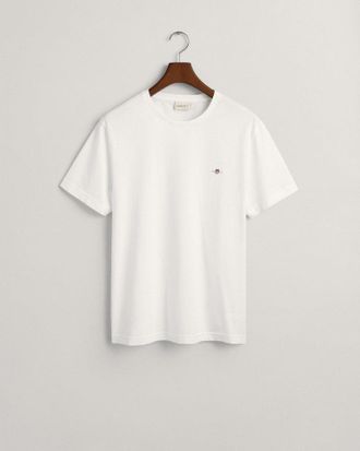 GANT Kurzarmshirt T-Shirt mit Logostickerei - Regular Fit