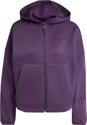 adidas Womens Z.N.E. Zip-Hoodie Aurora Plum M