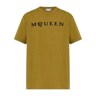 Alexander McQueen Oversized T-Shirt - - Tops - Herren - Gr&uuml;n - S