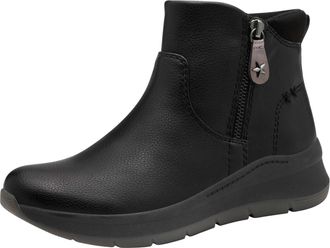 Jana Damen Stiefeletten Kn&ouml;chelhoch Vegan, Schwarz (Black), 39 EU