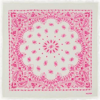 Kujten Grand bandana cachemire imprim&eacute; - Grand Bandana Hachiko Bico