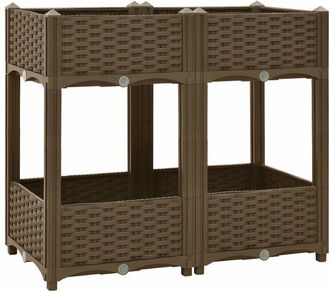 vidaXL Lit surélevé 80x40x71 cm Polypropylène Vidaxl