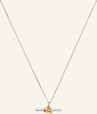 Missoma Missoma Ketten Lucy Williams T-Bar Knot By Glambou gold