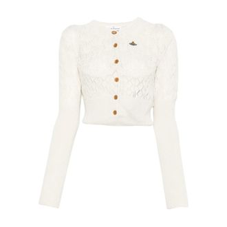 Vivienne Westwood Damen, Strickwaren, Beige, XSGr&ouml;&szlig;e