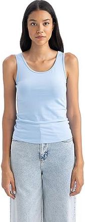 DeFacto B0652ax T-Shirt, LT.Blue, XS Femme