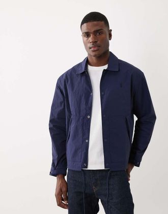 Polo Ralph Lauren Icon - Windjacke mit Markenlogo in Marineblau-Navy