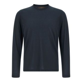 Zanone Ice Cotton T-Shirt - - Tops - Herren - Blau - M