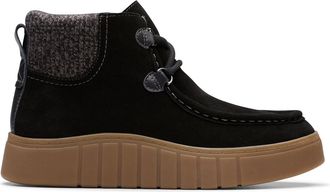 Clarks Premium Damen Mykah Izzy Chukka-Stiefel, Schwarz SDE, 38.5 EU