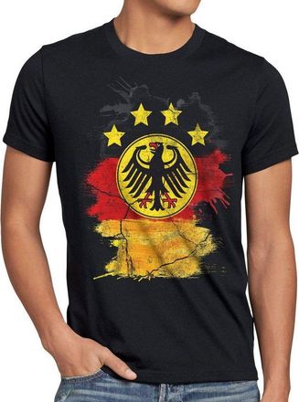 style3 T-Shirt Deutschland Wappen WM 2026 Fußball trikot fahne weltmeister europa EM