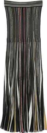 Missoni jupe rayée ornée de sequins - Noir