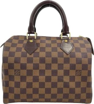 Louis Vuitton Sac &agrave; main Damier en toile Pre-owned - Femme - Pre-owned - Brun - Taille: ONE Size