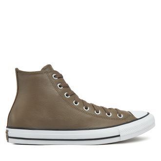 Converse Sneakers aus Stoff Converse Chuck Taylor All Star Faux Leather Hi A09482C 216 Braun