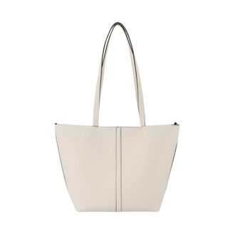 Vanessa Bruno Femme, Sacs, Blanc, Taille: ONE Size Leather Tote Bag
