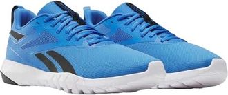 Reebok Baskets Flexagon Force 4 pour Homme, Kinetic Blue Black Footwear Blanc, 44 EU