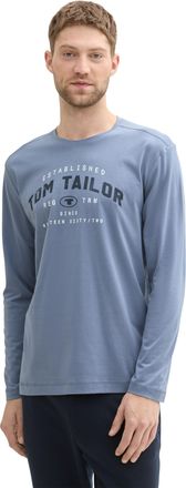 Tom Tailor Basic Langarmshirt mit Schrift-Print