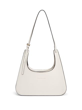 Tommy Hilfiger Schultertasche TOMMY HILFIGER TH MODERN SHOULDER BAG, Damen, Gr. B/H/T: 33cm x 30cm x 14cm, creme, Lederimitat, Taschen Schultertasche, Umh&auml;ngetasche,