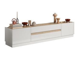 Vente-Unique Meuble TV 2 portes et 2 tiroirs Utopia - L205 cm