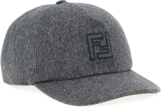 Fendi Wool and Cashmere M&eacute;lange Beanie - Gray