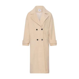 Tiffany & Co. Langer Mantel in Hellcreme - - Coats - Damen - Beige - S/M