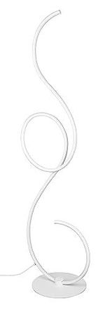 Trio Trio, Lampadaire, Jive incl. 1 x LED,SMD,23,0 Watt,2700+4000+6000K,2700 Lm. Plastique, Noir, Corps: M&eacute;tal, blanc mat L:32,0cm, L:24,0cm, H:118,0cm Var