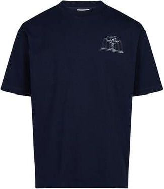 Dr&ocirc;le de Monsieur Tee-shirt oversize en coton