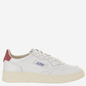 Autry Mens Sneakers Medalist Low Leather Red Trainers