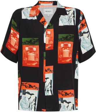 Carhartt Work in Progress Homme, Chemises, Multicolore, Taille: S S/S Sean Hamilton Shirt