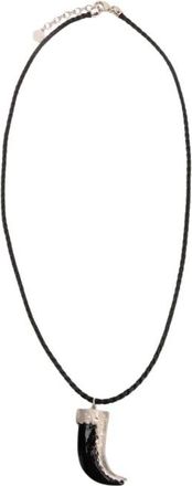 Roberto Cavalli Collier Corne - Femme - Accessoires - Noir - Taille: ONE Size