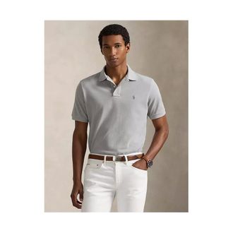 Polo Ralph Lauren Homme, Tops, Gris, Taille: L Polo Chemises
