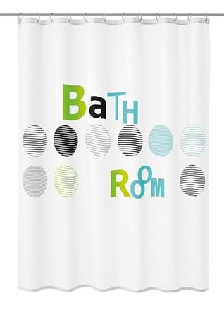 Kleine Wolke Duschvorhang Bathroom, 180 x 200 cm, Mint