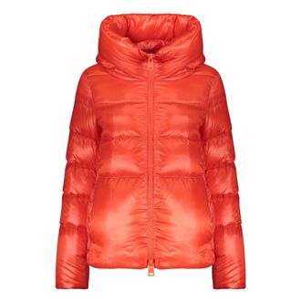 Herno Kurze Daunenjacke mit Kapuze und Taschen - - Coats - Damen - Rot - XL