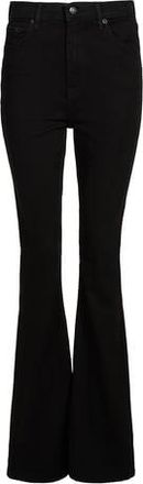 Topshop Bootcut in gemischter Baumwolle - Blau