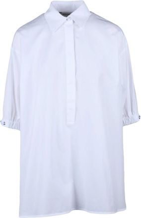 Max Mara Femme, Blouses et Chemises, Blanc, Taille: 34 FR Teano Blusa Over