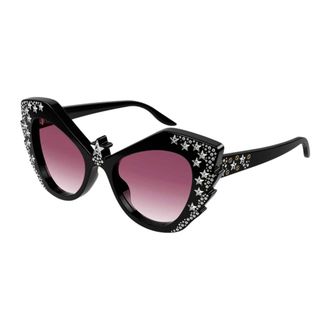 Gucci Cat-Eye Oversized Sonnenbrille - - Accessories - Damen - Schwarzk - 52 MM