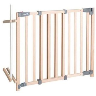Roba Roba - Barriere de S&eacute;curit&eacute; B&eacute;b&eacute; pour Escalier Safety Up Largeur de 93.5 a 120.5 cm - Bois Naturel
