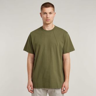 G-Star Seam Detail Loose T-Shirt - Grün - Herren
