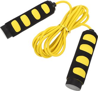 Pretyzoom Verstellbares Springseil mit Schaumstoffgriff Rutschfestes Trainingsseil für Sport Fitness und Koordination Leichtes Übungsseil für Schule und Outdoor