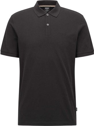 HUGO BOSS Pallas Poloshirt f&uuml;r Herren, Baumwolle (Schwarz)