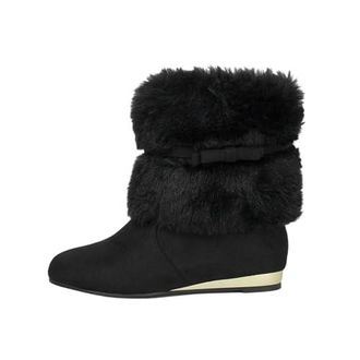 Generic Bottes de neige pour femme en fausse fourrure - Confortables - D&eacute;contract&eacute;es - Classiques et confortables - &Agrave; enfiler - Chaudes - Chaussures de marche