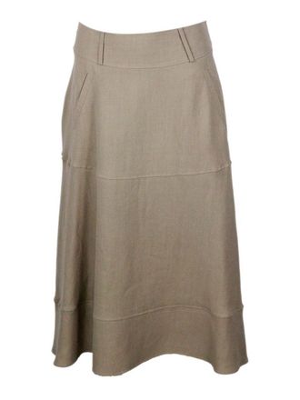Antonelli Jupe Midi - Beige