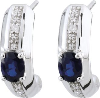 Edenly Ohrstecker Jalouse - Saphir