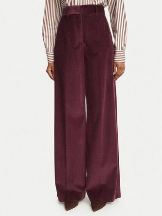 Max Mara Stoffhose Tania 2625136012 Dunkelrot Regular Fit