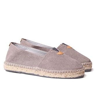 Toni Pons Espadrille Unisexe en Tissu Coton - BLANES-ER Gris, 43 EU